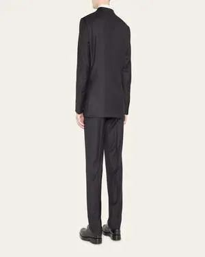 Zegna Trofeo Milano Two-piece Wool Regular-fit Suit - Black