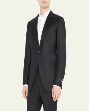 Zegna Trofeo Milano Two-piece Wool Regular-fit Suit - Black