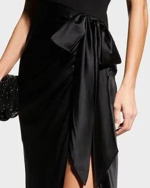 Cinq À Sept Marian Sleeveless Gown - Black