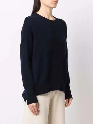 LISA YANG Mila Crew-neck Knitted Jumper - Blue
