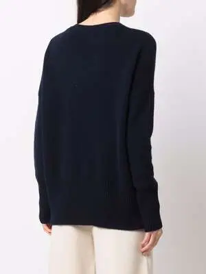 LISA YANG Mila Crew-neck Knitted Jumper - Blue