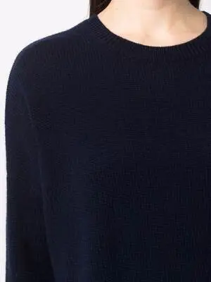LISA YANG Mila Crew-neck Knitted Jumper - Blue