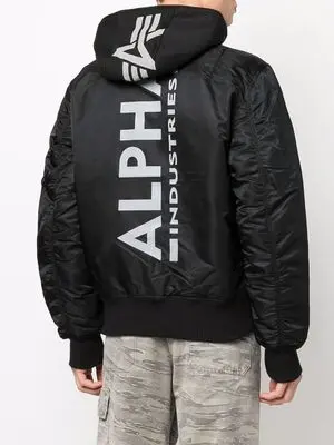 Alpha Industries Logo Bomber Jacket