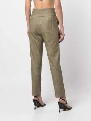 Simkhai Tie-waist Slim Straight Trousers