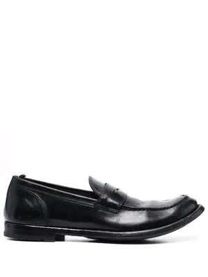 Officine Creative Anatomia Leather Penny Loafers