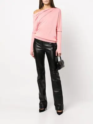 TOM FORD One-shoulder Cashmere-blend Jumper - Pink