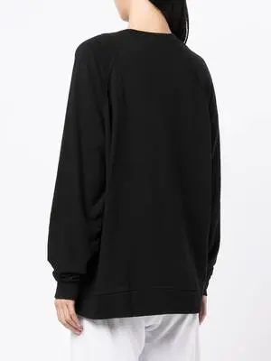 JAMES PERSE Loose-fit Terry Sweatshirt - Black