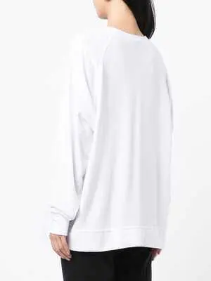 JAMES PERSE French-terry Crewneck Sweatshirt - White