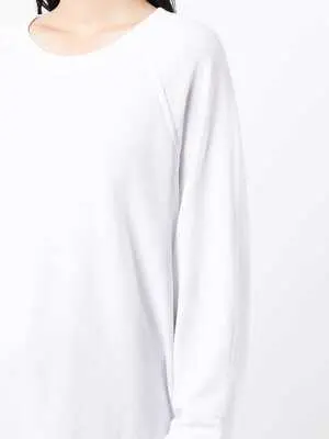 JAMES PERSE French-terry Crewneck Sweatshirt - White