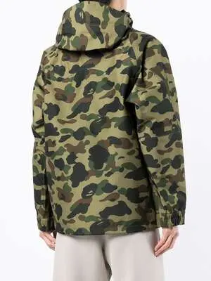 A BATHING APE Camouflage-print Zip-up Jacket