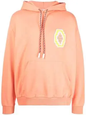COUNTY OF MILAN Macramé Cross Logo Patch Hoodie