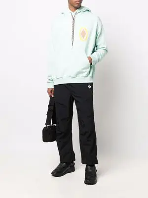 COUNTY OF MILAN Marcelo Burlon Macramé Cross Patch Hoodie