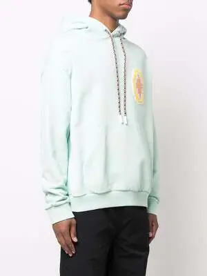 COUNTY OF MILAN Marcelo Burlon Macramé Cross Patch Hoodie