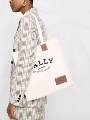 Bally Crystalia Logo-print Tote Bag