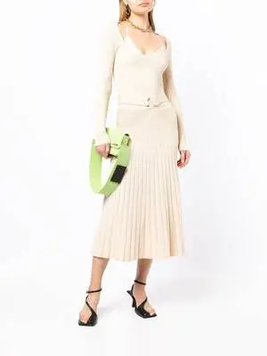Simkhai Jayline Scoop-neck Jumper - Neutrals