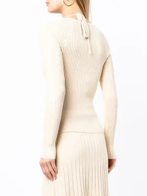 Simkhai Jayline Scoop-neck Jumper - Neutrals