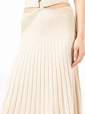 Simkhai Arabella Ribbed-knit Skirt