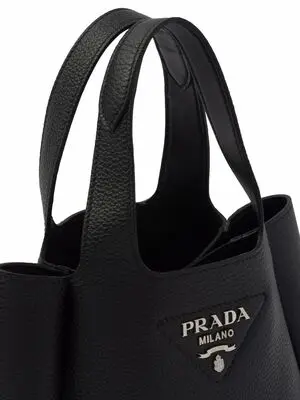 Prada Flou Leather Tote Bag