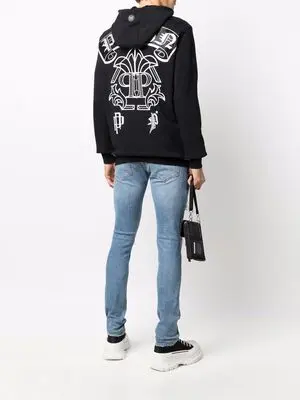 Philipp Plein Logo-print Pullover Hoodie