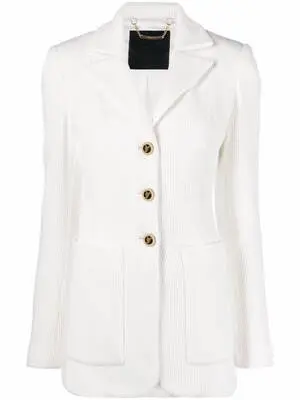 Philipp Plein Single-breasted Cotton Blazer
