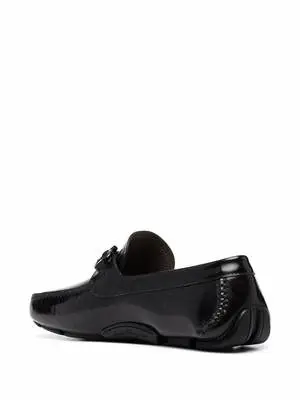FERRAGAMO Paris Leather Loafers - Brown
