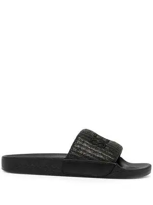 Senso Elly Ii Logo-embroidered Slides - Black
