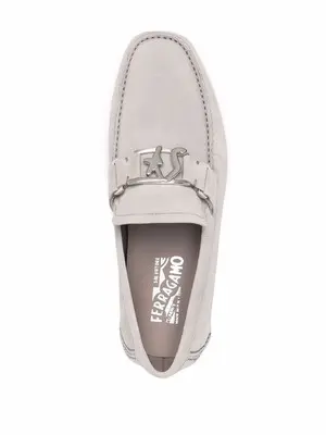 FERRAGAMO Logo-plaque Loafers