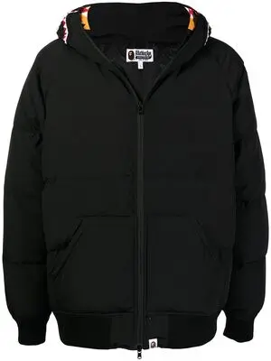 A BATHING APE® Printed Hood Puffer Jacket