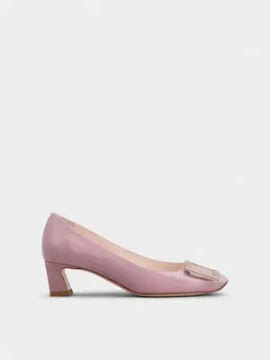 ROGER VIVIER Trompette Pumps In Patent Leather