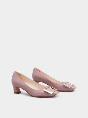 ROGER VIVIER Trompette Pumps In Patent Leather