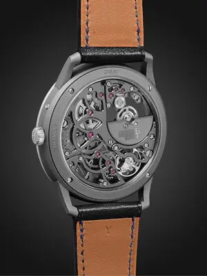 Hermès Slim D’ Squelette Lune Automatic Titanium Watch