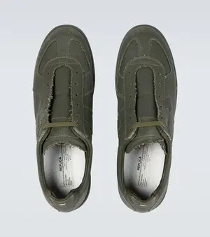 MAISON MARGIELA Replica Raw-edged Canvas Sneakers