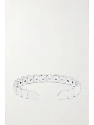 DAVID MORRIS 18-karat White Diamond Cuff