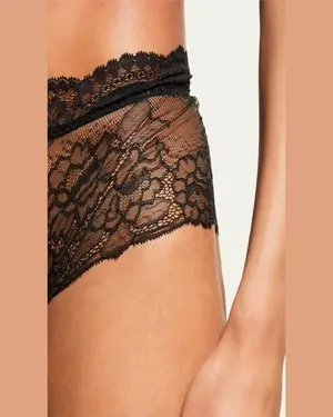 Lise Charmel Sublime En Dentelle Boyshorts - Black