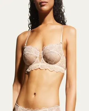 Lise Charmel Sublime En Dentelle Lace Demi Bra - Nude Sublime