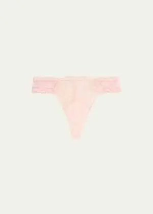 Lise Charmel Sublime En Dentelle Lace Thong Os/rose Sublime