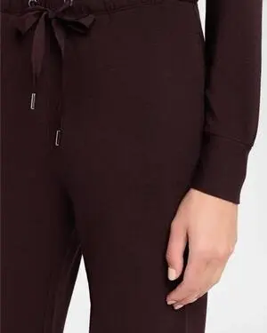 Majestic Filatures Drawstring French Terry Pants - Chocolate