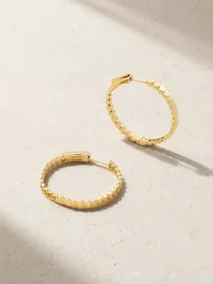 ANITA KO Luna 18-karat Hoop Earrings - Gold