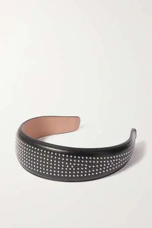 Alaïa Studded Leather Headband