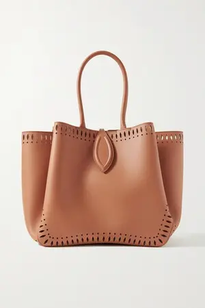 Alaïa Angèle 25 Laser-cut Leather Tote
