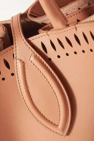 Alaïa Angèle 25 Laser-cut Leather Tote