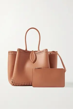 Alaïa Angèle 25 Laser-cut Leather Tote