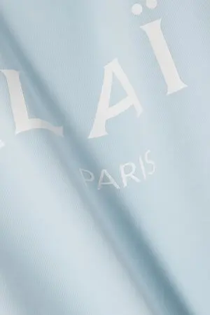 Alaïa Cropped Printed Cotton-jersey T-shirt