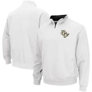 COLOSSEUM Ucf Knights Tortugas Logo Quarter-zip Pullover Jacket - White