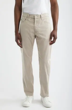 Ag Everett Commuter Performance Slim Straight Pants - Chalk
