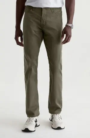 Ag Everett Commuter Performance Slim Straight Pants - Fern Springs