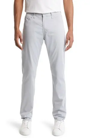 Ag AG Everett Commuter Performance Slim Straight Pants White Sands