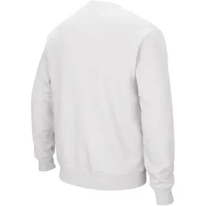 COLOSSEUM Alabama Crimson Tide Arch & Logo Crew Neck Sweatshirt - White