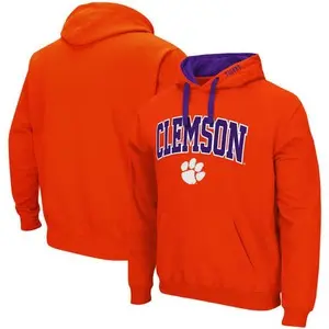COLOSSEUM Clemson Tigers Big & Tall Arch & Logo 2.0 Pullover Hoodie - Orange