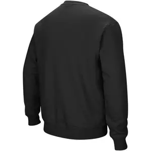 COLOSSEUM Iowa State Cyclones Arch & Logo Crew Neck Sweatshirt - Black
